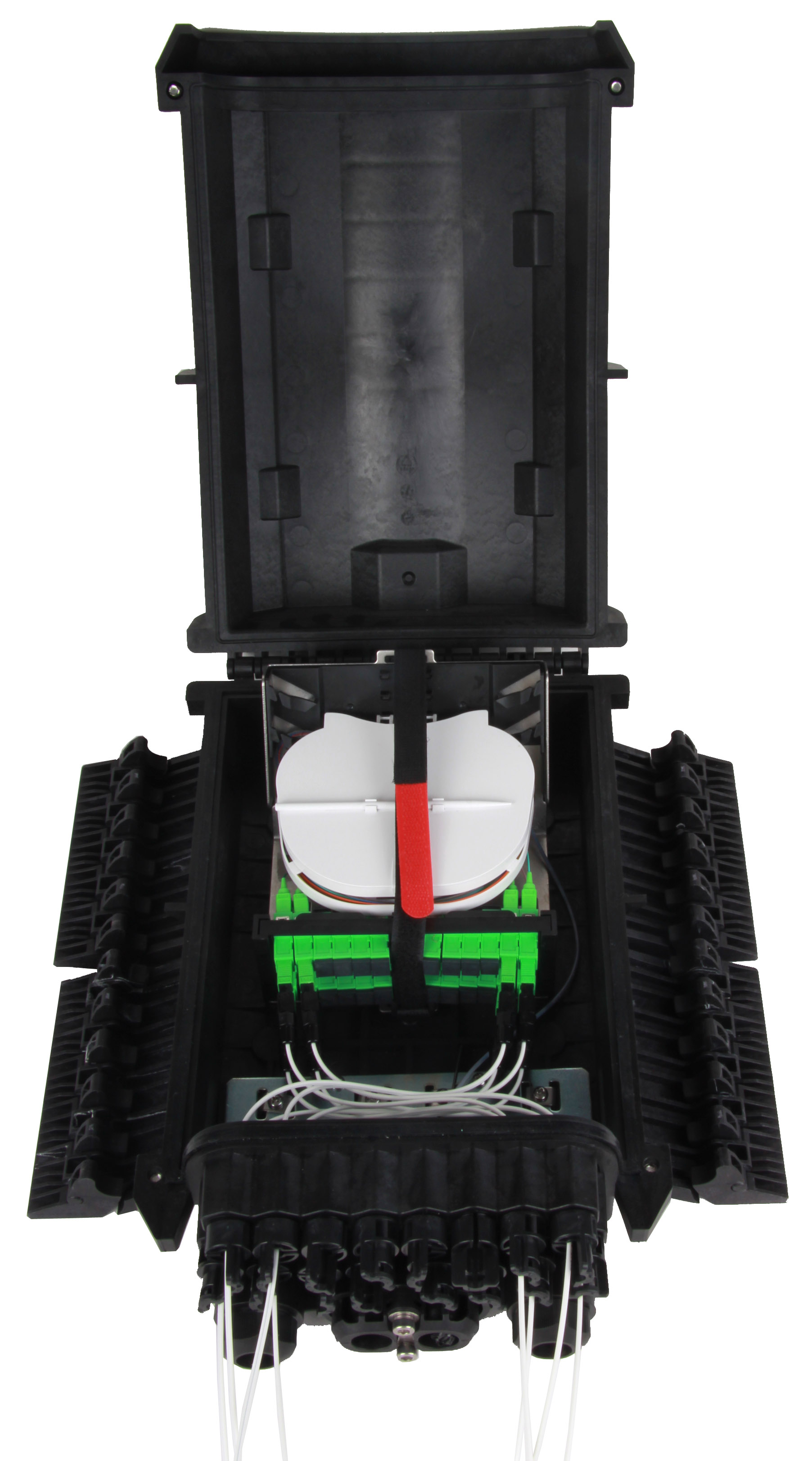 FTTH Drop Cable Fiber Optic Splice & Splitter Enclosure - Buy FTTH Drop ...